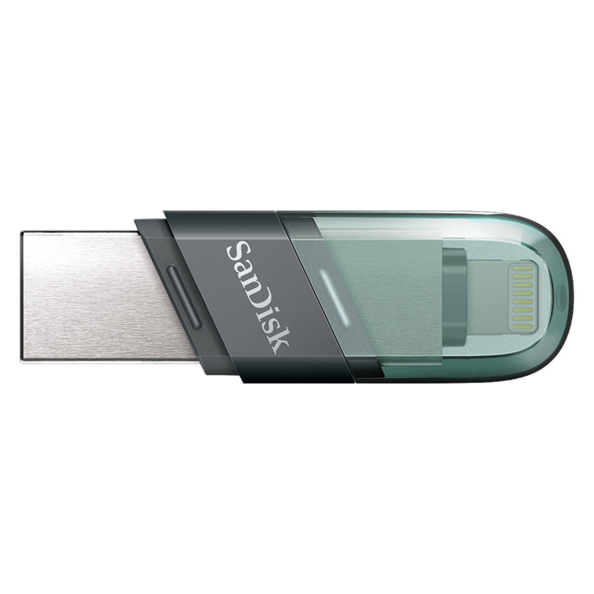 SanDisk iXpand Flash Drive Flip for iPhone (Lightning/USB Flash Drive ...